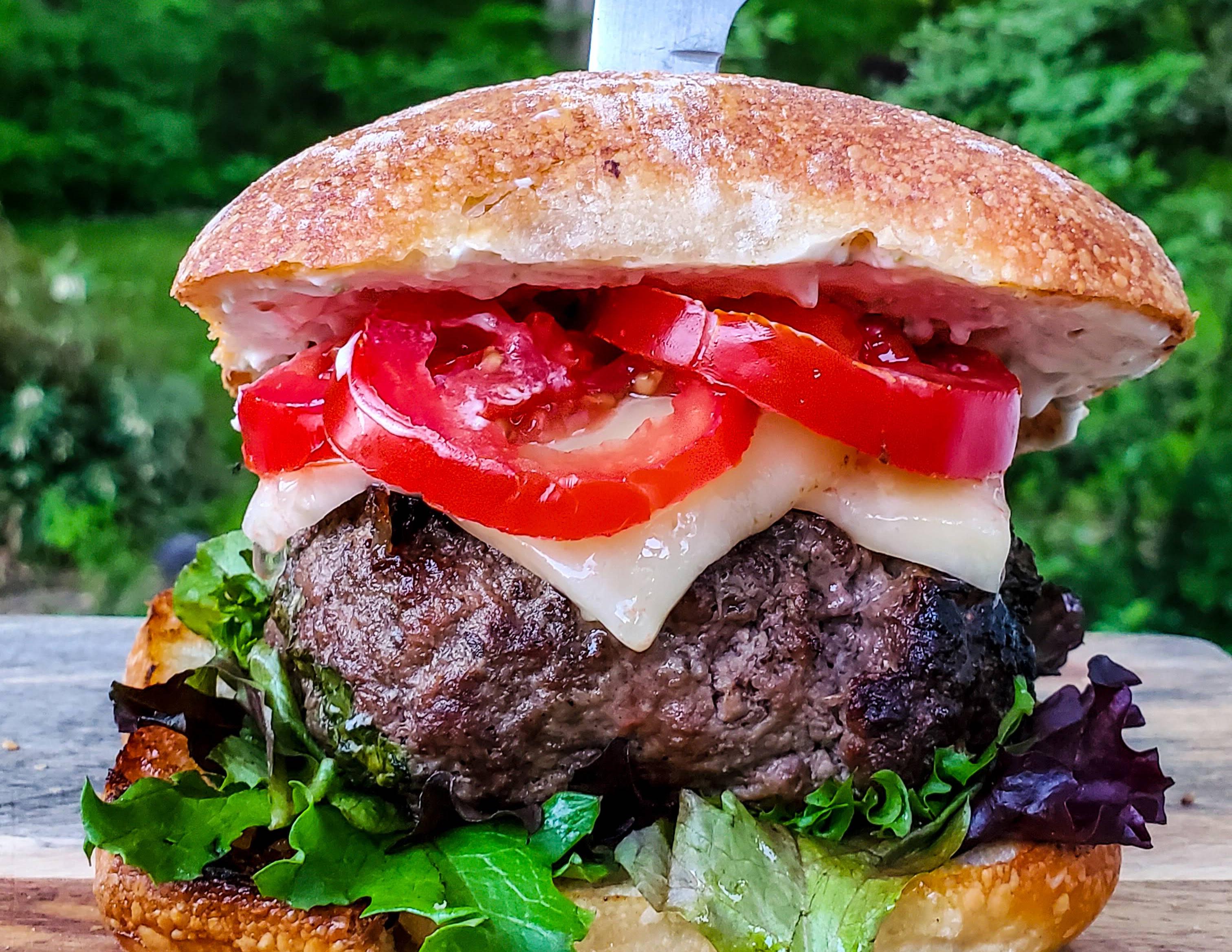 The Classic Burger - Three Chicks and a Whisk