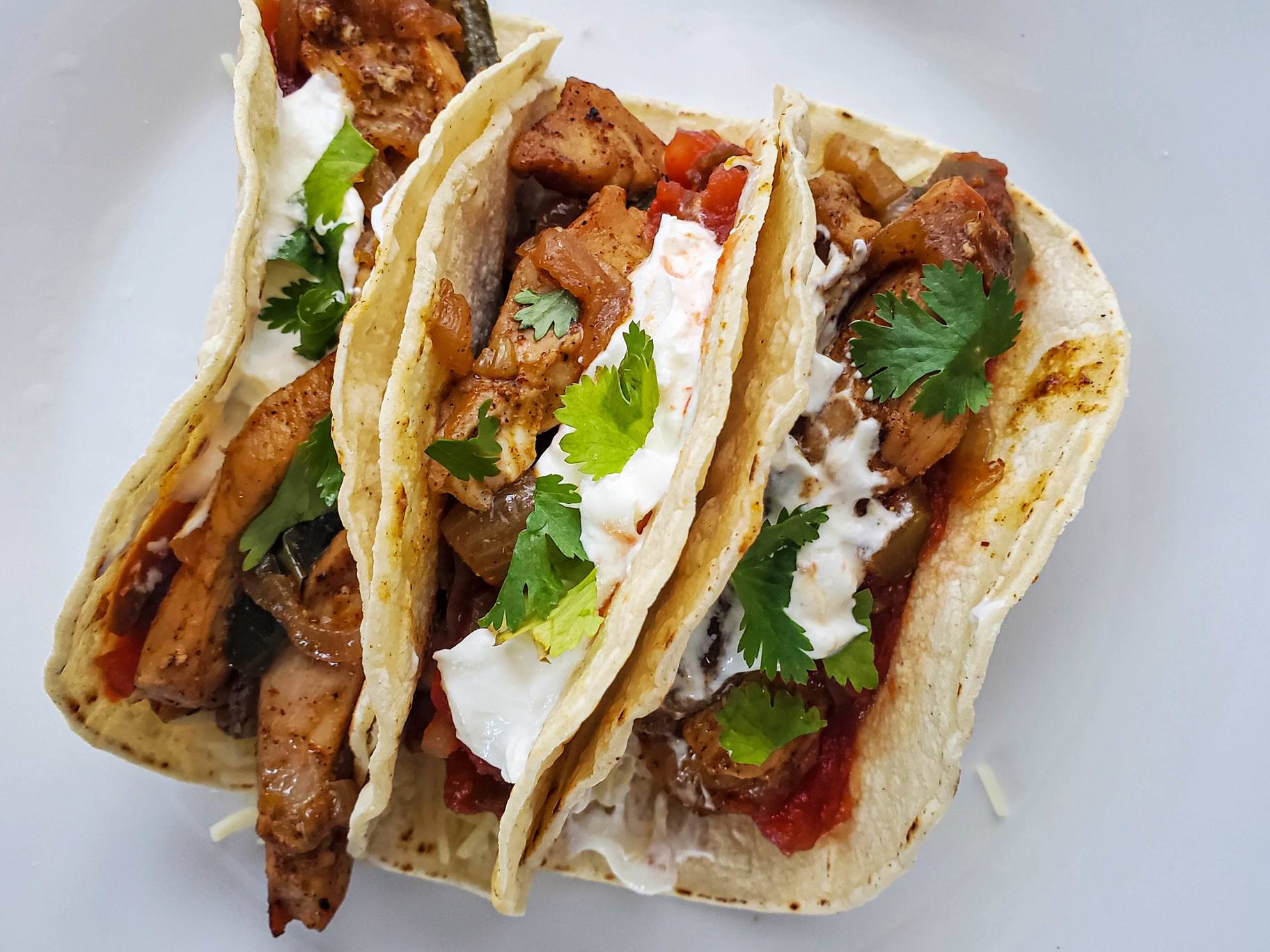 Fajita Tacos - Three Chicks and a Whisk
